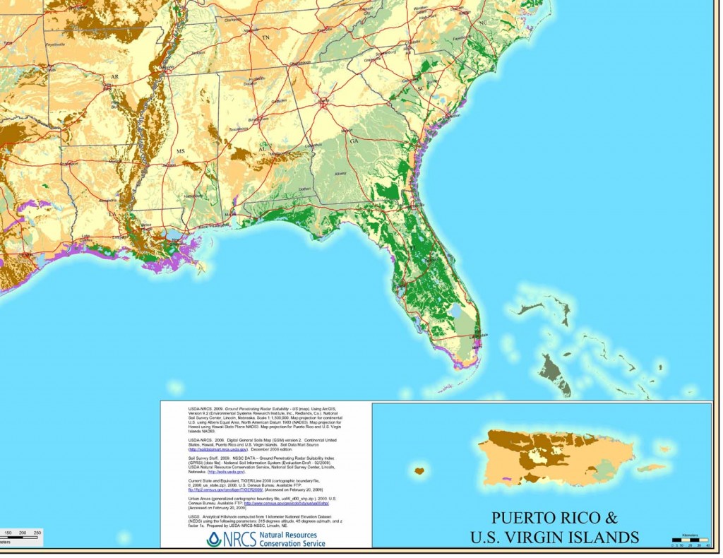 Where does GPR work? What soils are good? See GPR map of the U.S.